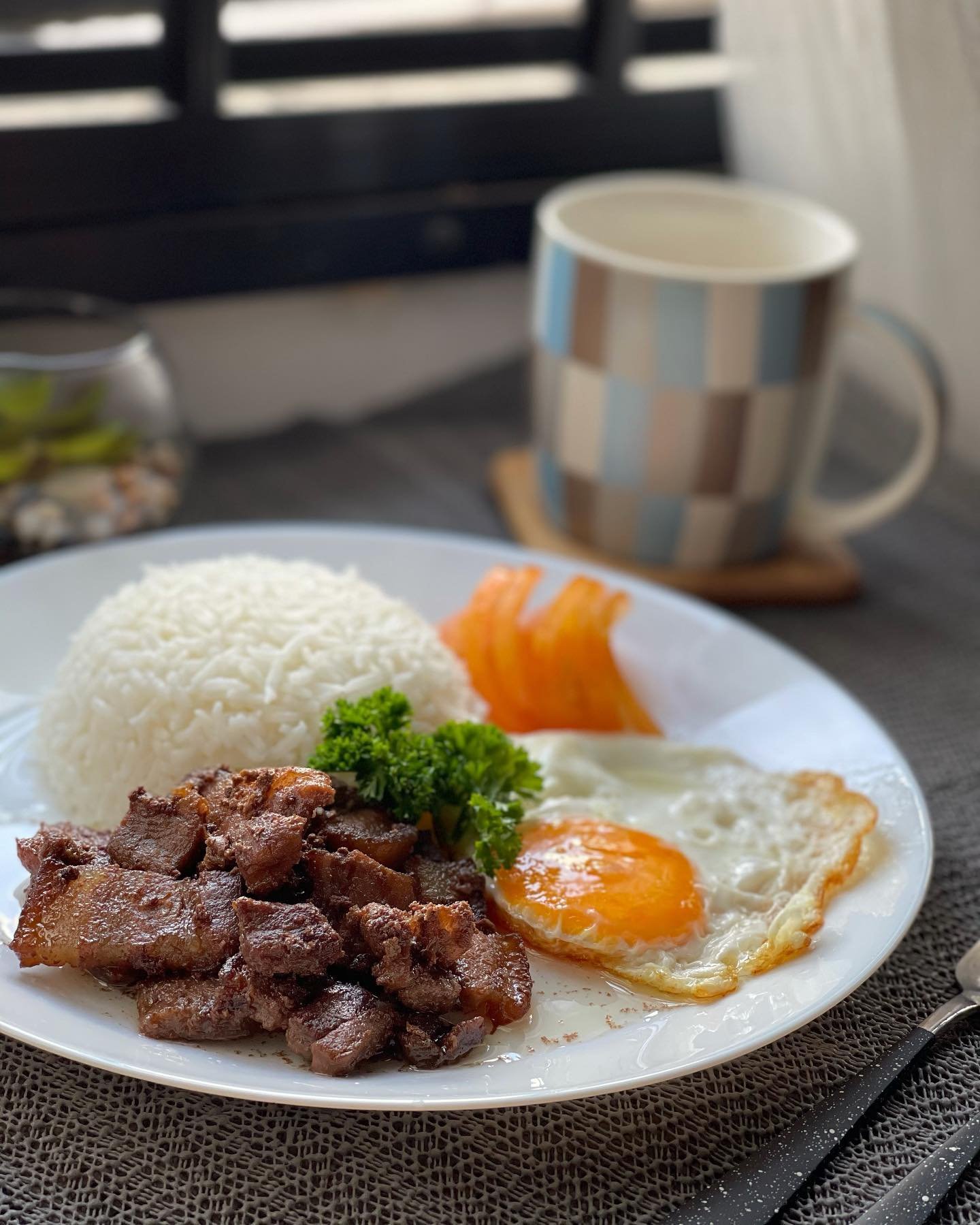 Pinoy Breakfast – AdoboSilog
