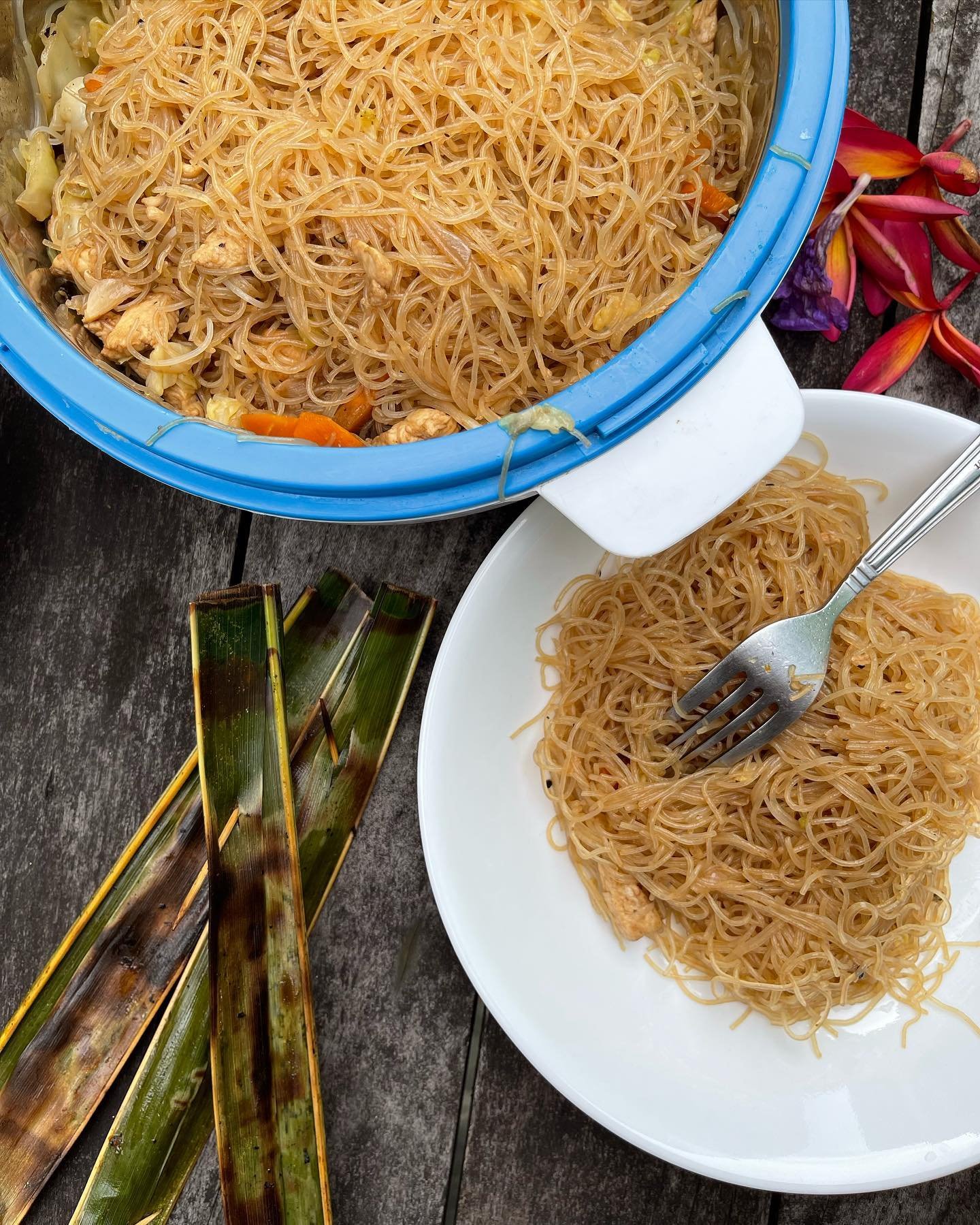 Filipino Food – Pancit Bihon and Biko